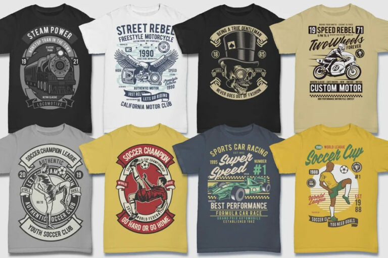 100 Retro Tshirt Designs Bundle #2 – MasterBundles