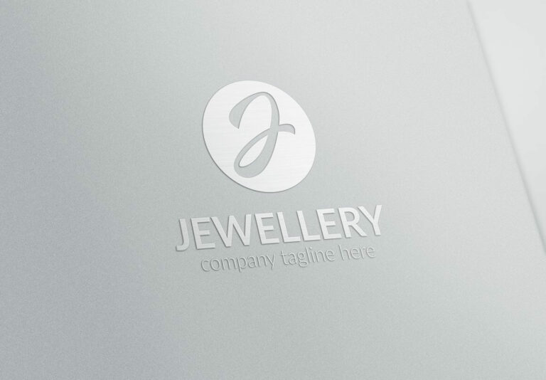 Jewellery Letter J Logo – MasterBundles