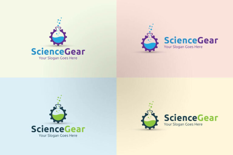 Science Gear Logo – MasterBundles