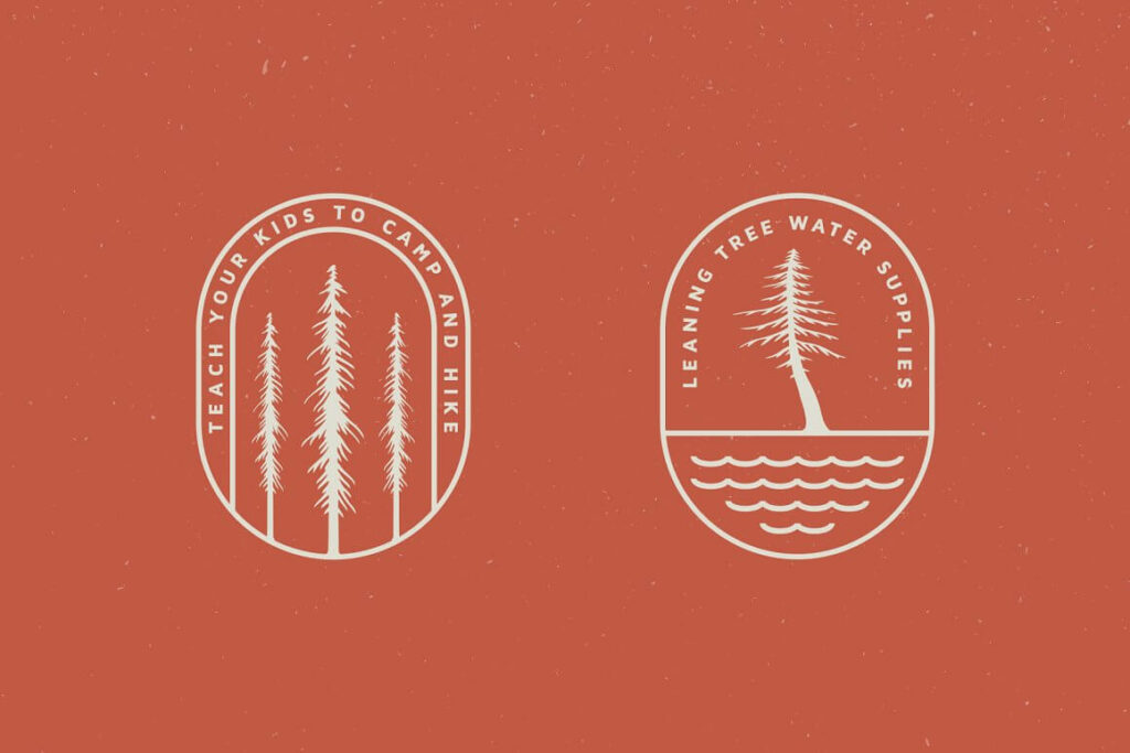 8 Vintage Tree Badge Logos – MasterBundles