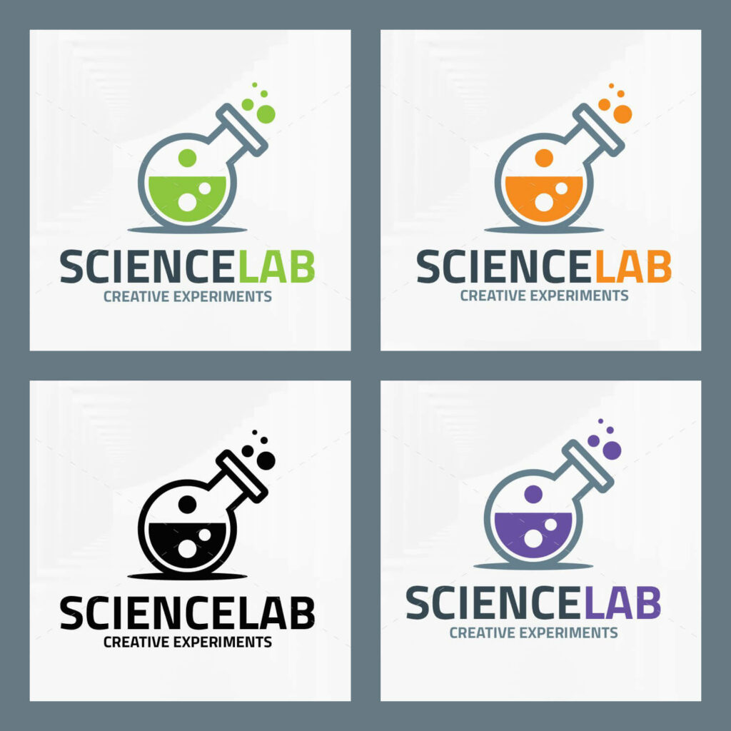 Science Lab Logo Template – MasterBundles