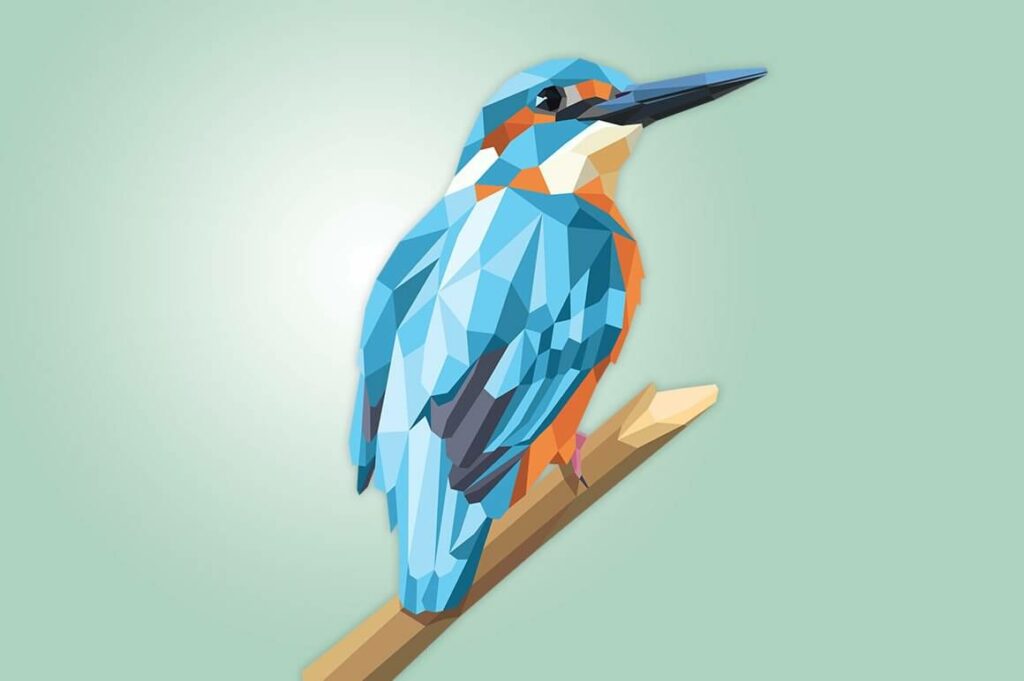 3 Birds Polygon Style – MasterBundles