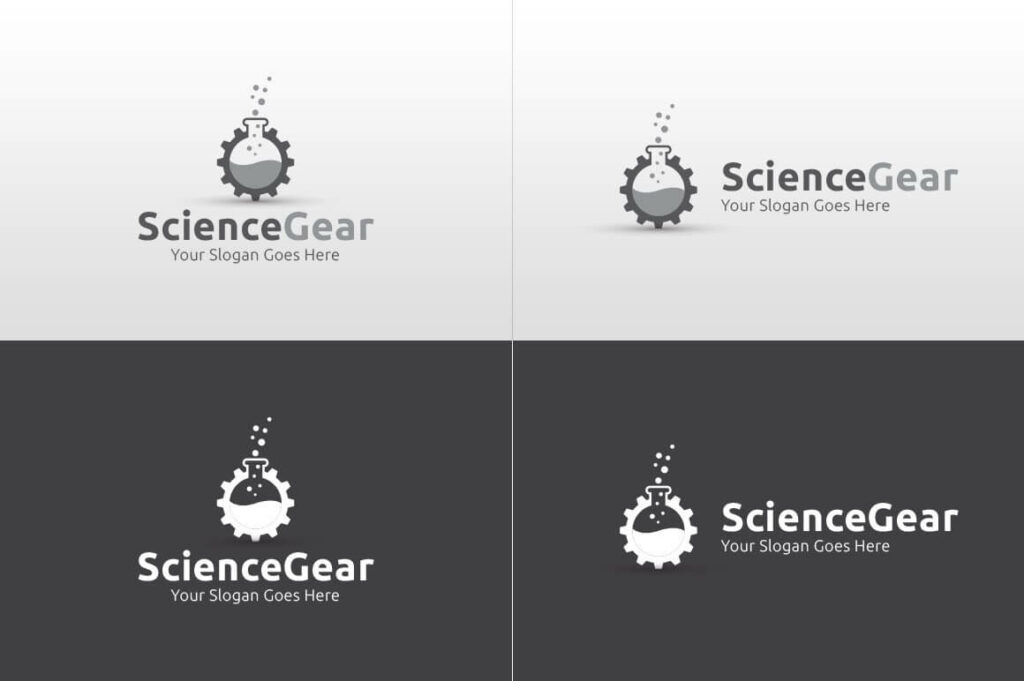 Science Gear Logo – MasterBundles