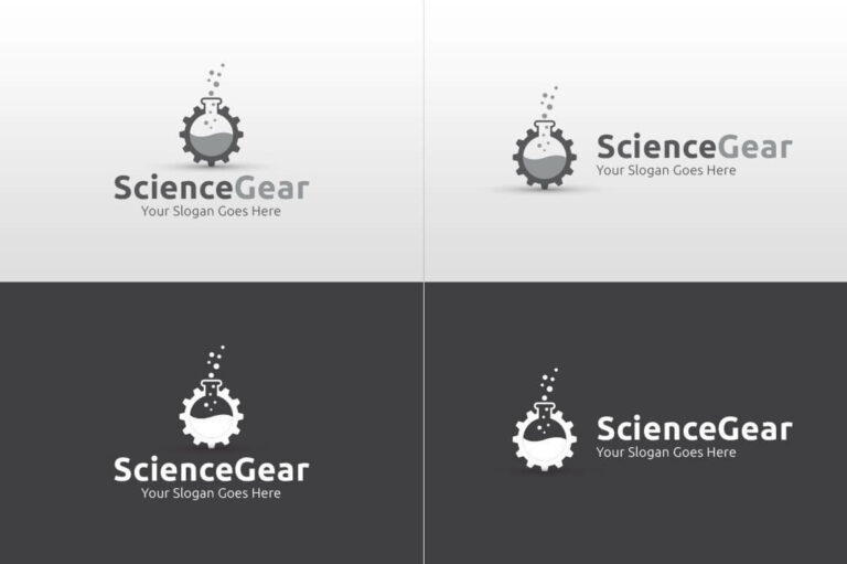 Science Gear Logo – MasterBundles