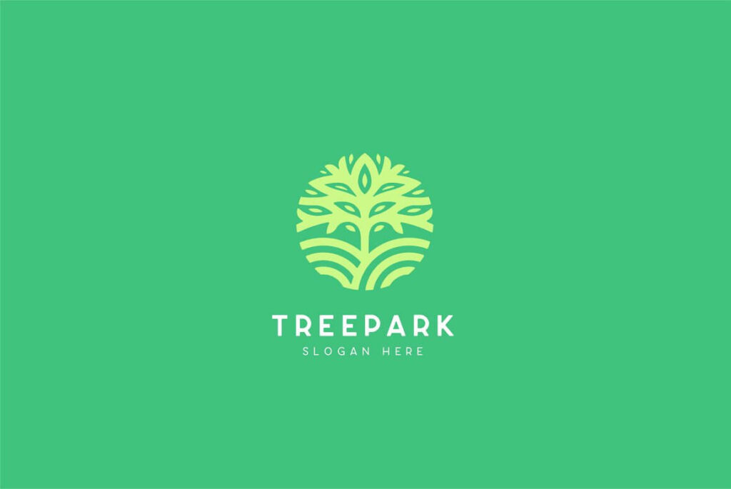 Tree Park Nature Logo Template – MasterBundles