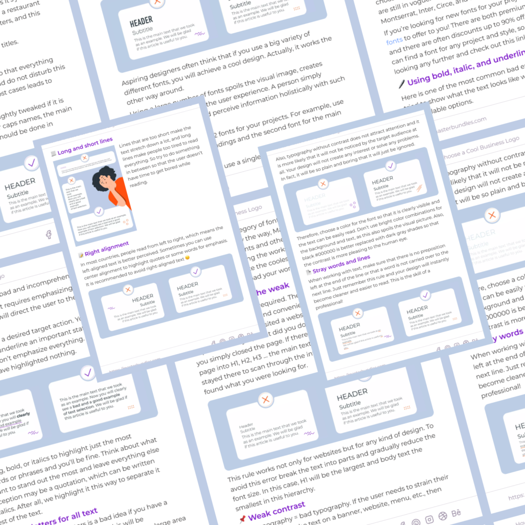 10 Most Common Typography Mistakes to Avoid – MasterBundles