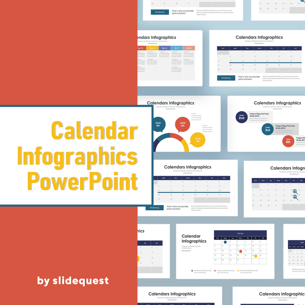 Calendar Infographics - PowerPoint – MasterBundles