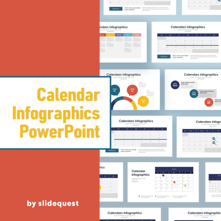 Calendar Infographics - PowerPoint – MasterBundles