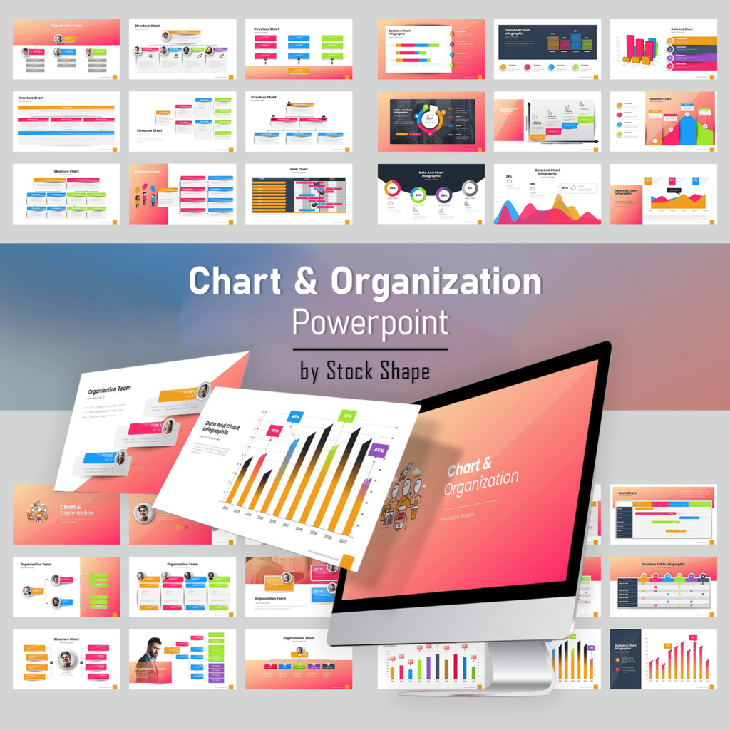 Chart & Organization Corporate PowerPoint – MasterBundles