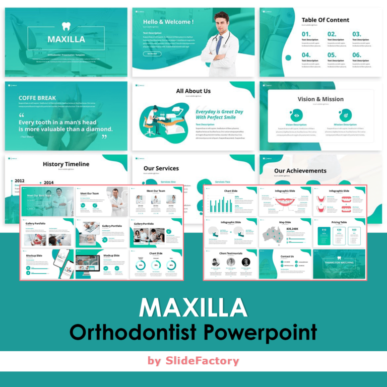 Maxilla - Orthodontist PowerPoint – MasterBundles