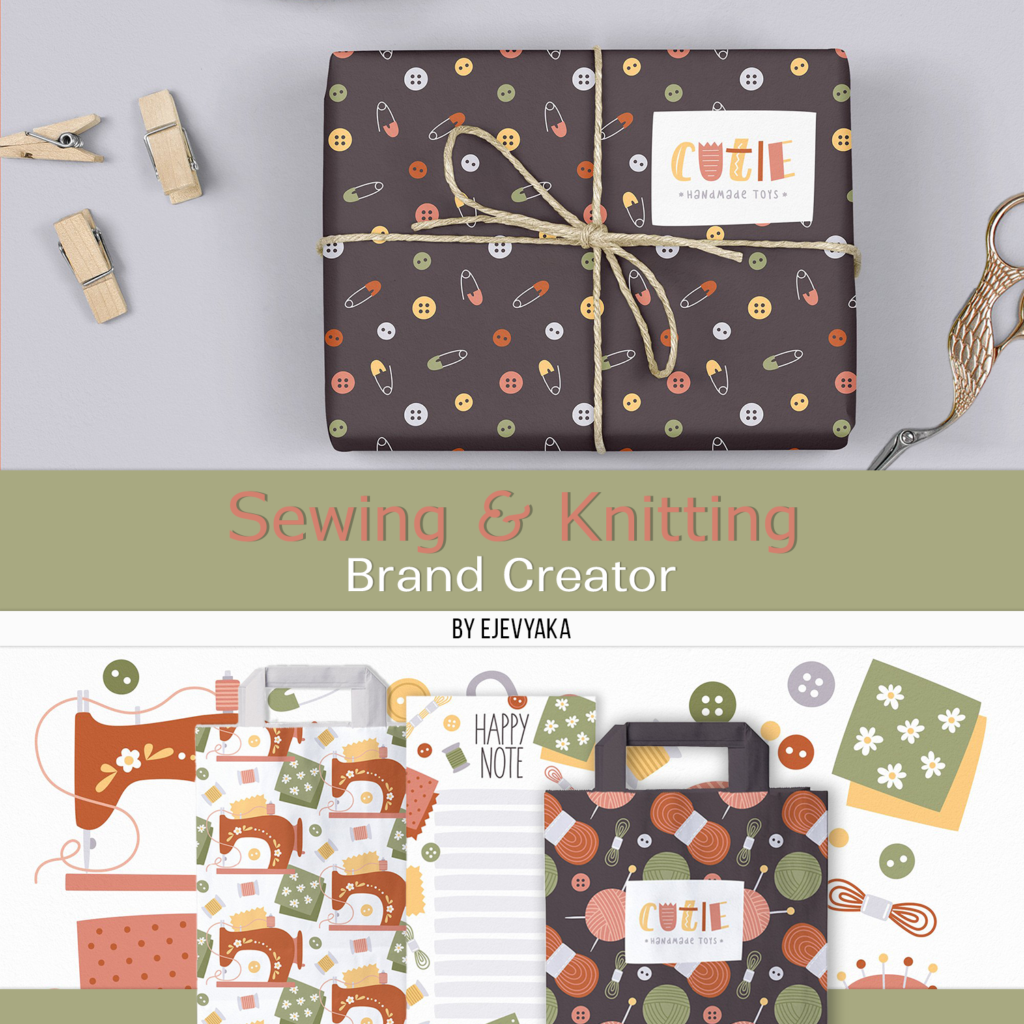 Sewing & Knitting. Brand Creator – MasterBundles