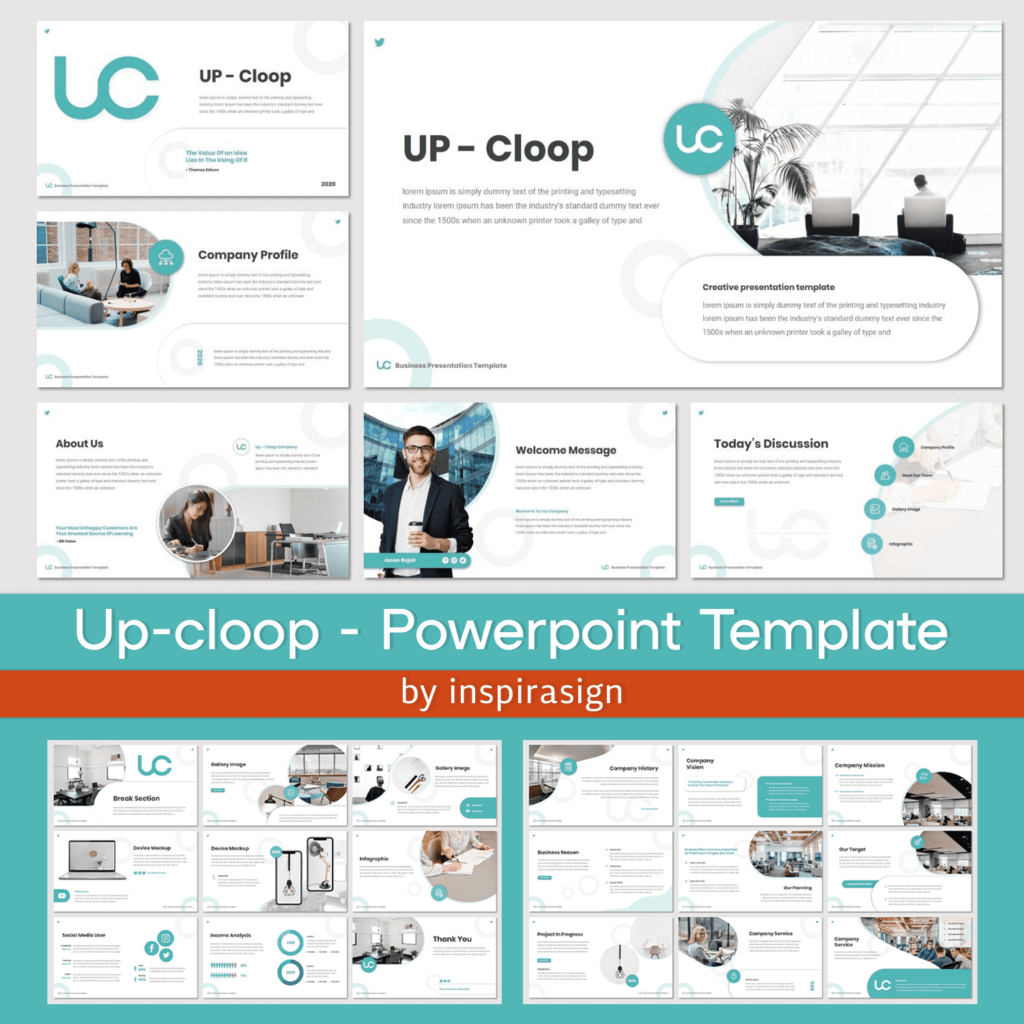 Up-Cloop - PowerPoint Template – MasterBundles