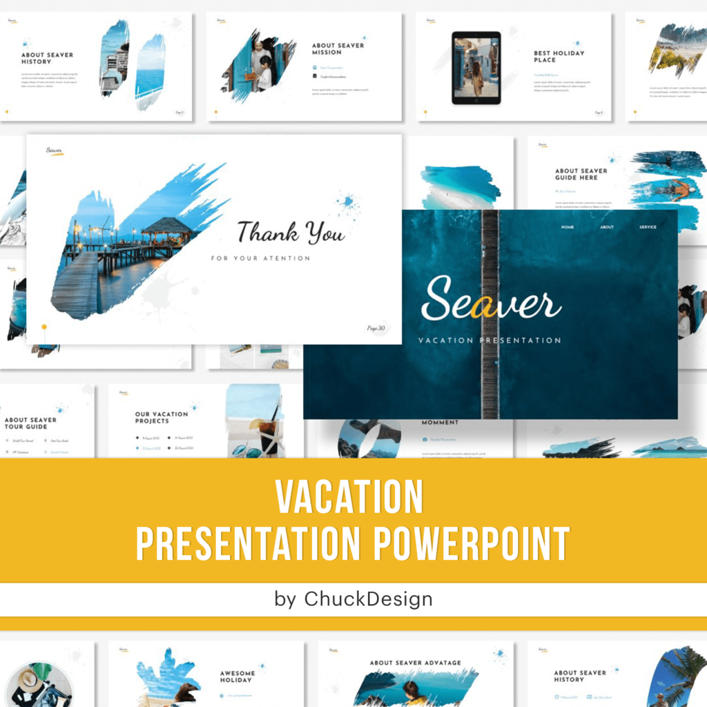 Vacation Presentation PowerPoint – MasterBundles