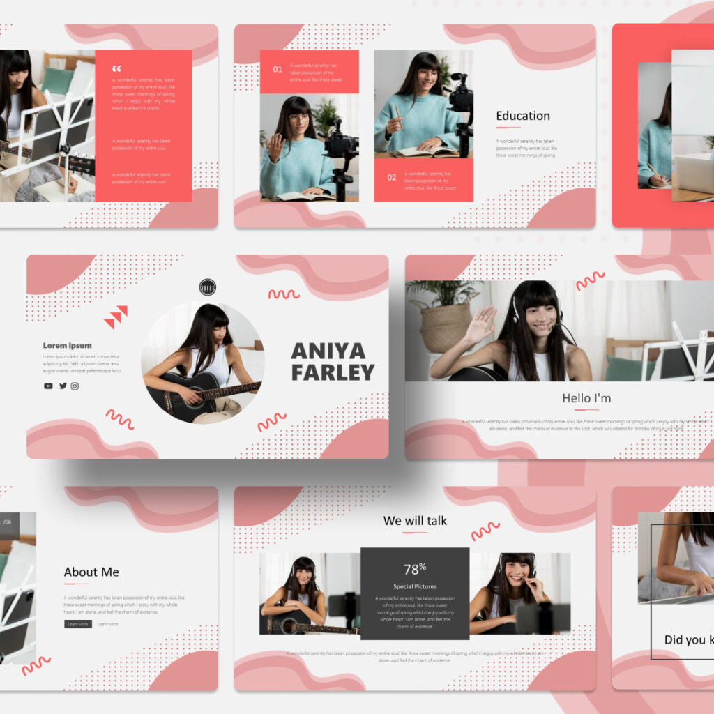 Music Teacher Google Slides Theme – MasterBundles