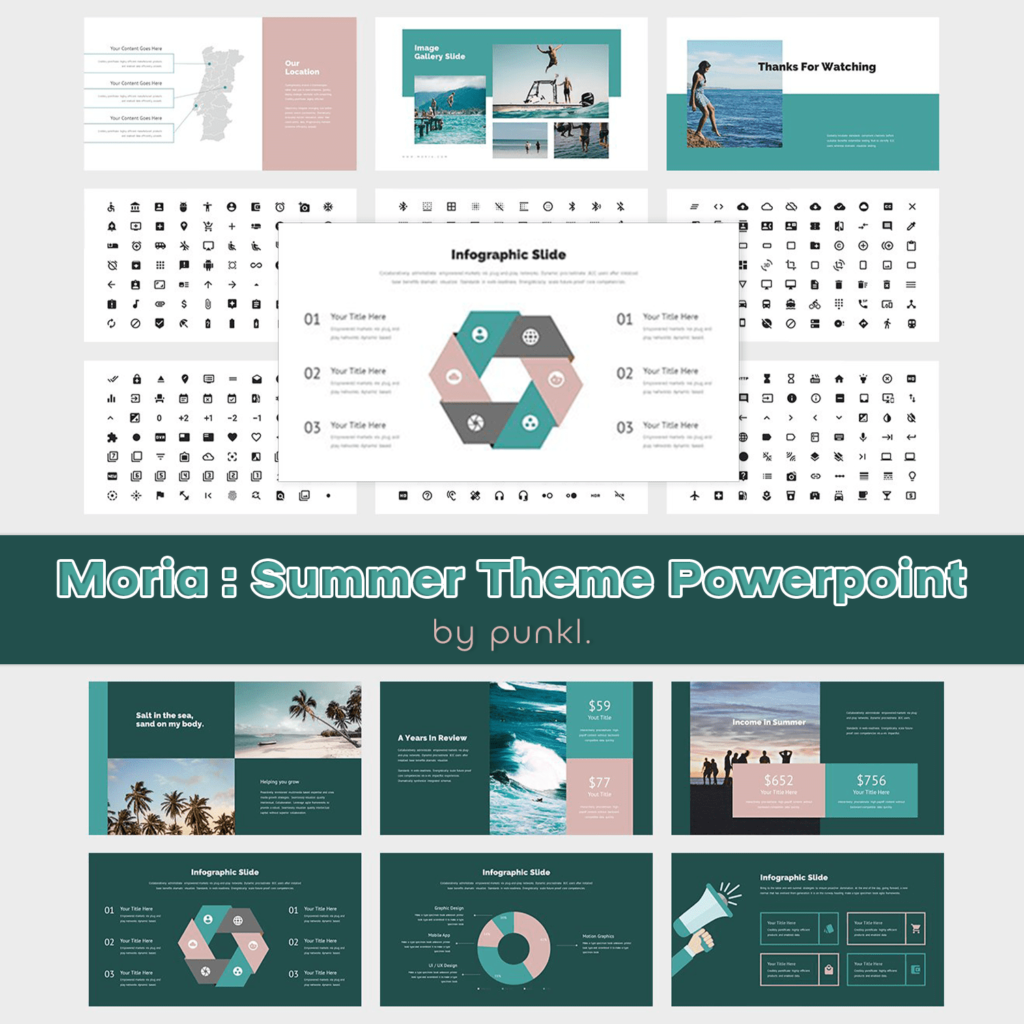 Moria: Summer Theme PowerPoint Template – MasterBundles