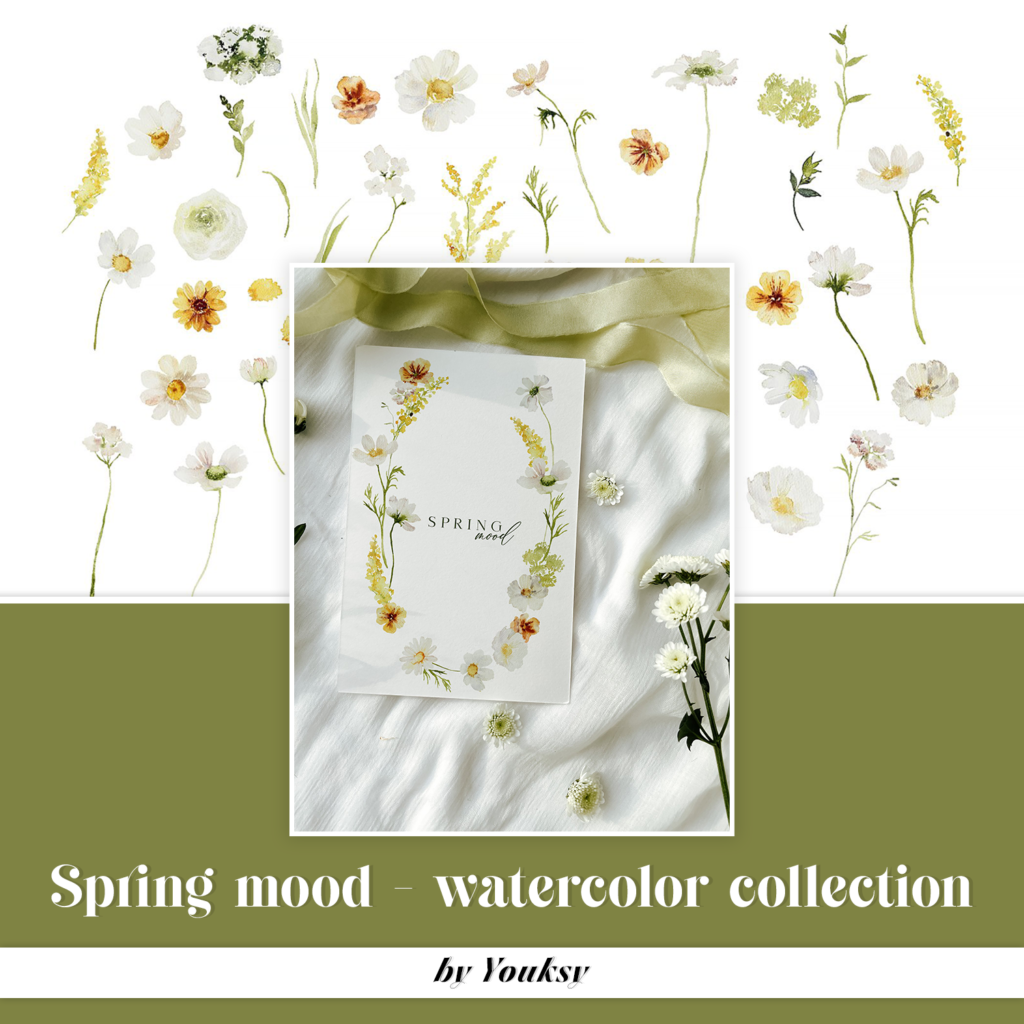 Spring Mood - Watercolor Collection – MasterBundles
