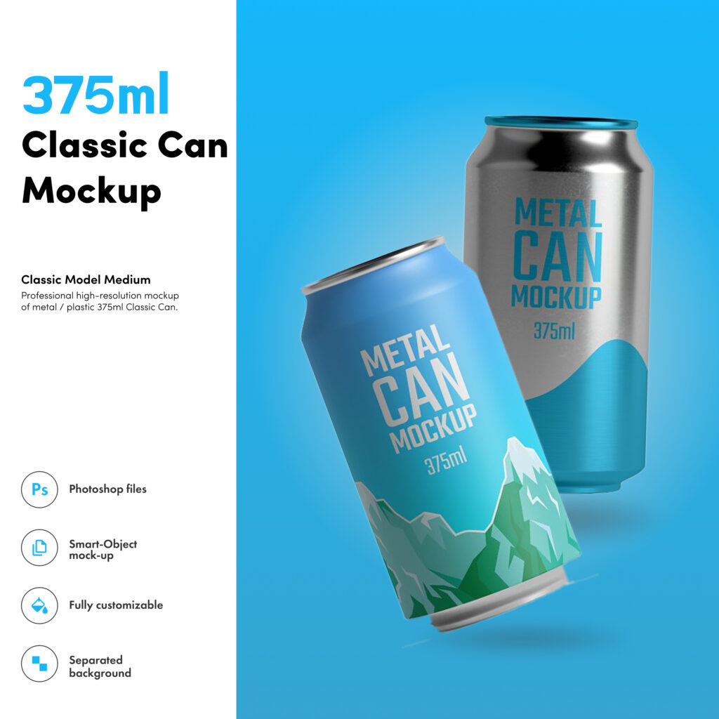 17+ Can Mockup Templates for 2026 - MasterBundles