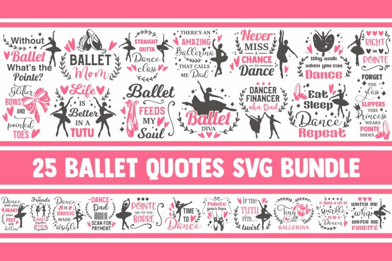 Ballet SVG Bundle, Ballerina Svg, Dance Svg, Dancer Svg, Png - done ...