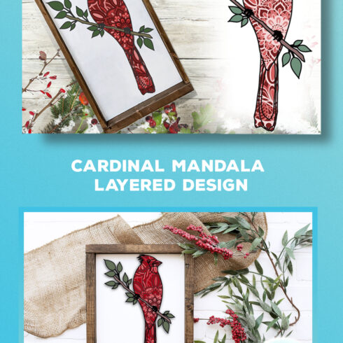 3D SVG Cardinal Mandala Layered Design SVG – MasterBundles