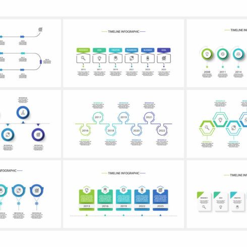 Timeline Animated Infographics | Master Bundles