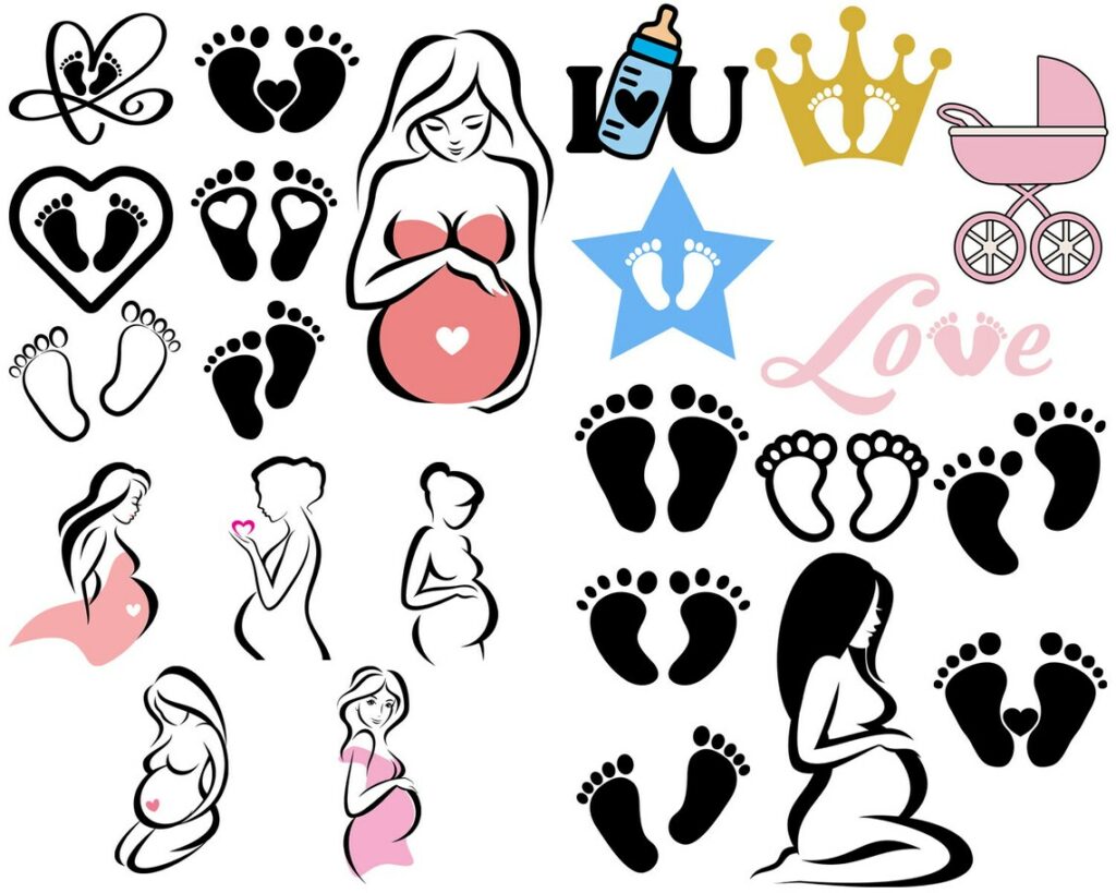 Baby Feet Print SVG – MasterBundles