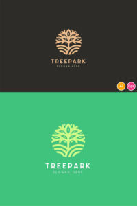 Tree Park Nature Logo Template | Master Bundles