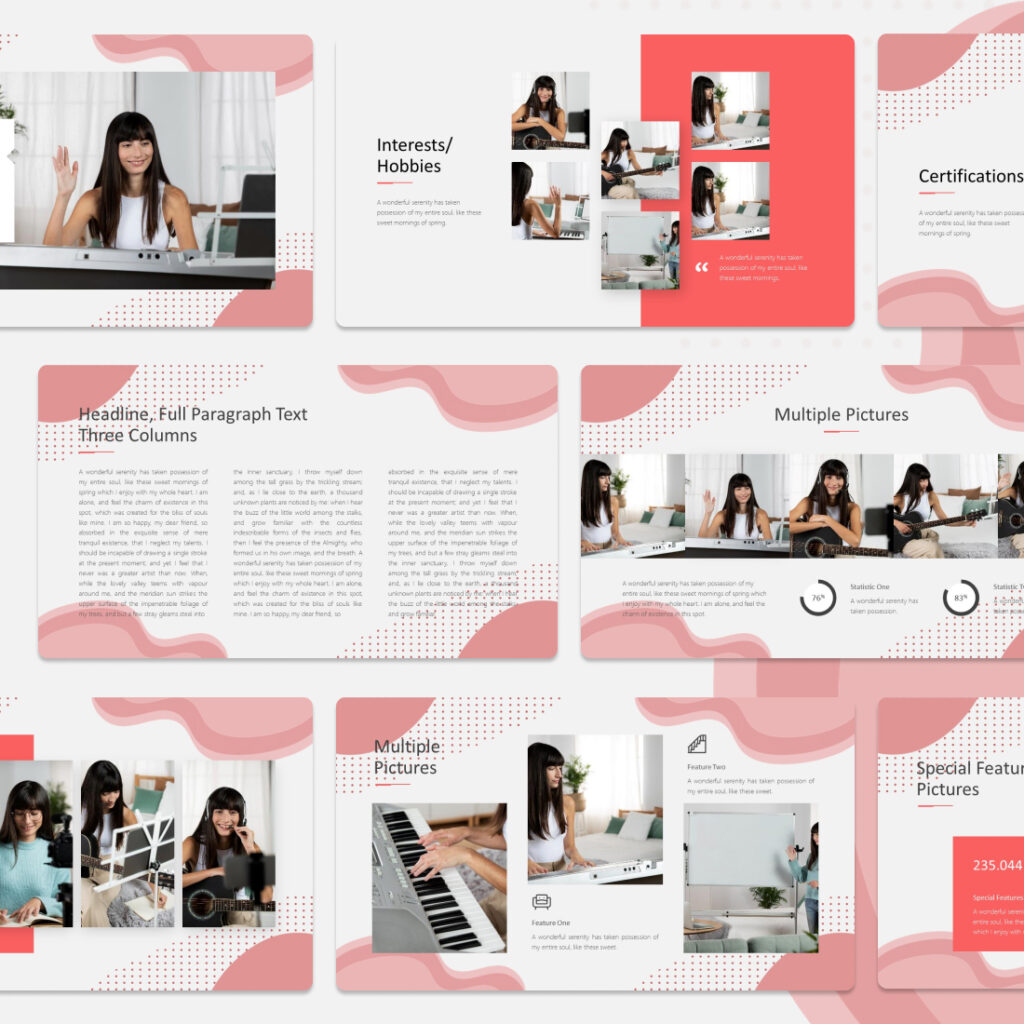 Music Teacher Google Slides Theme – MasterBundles