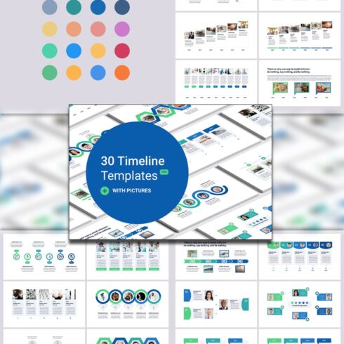 Timeline with Images Google Slides | Master Bundles
