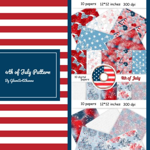 4th of July Pattern – MasterBundles