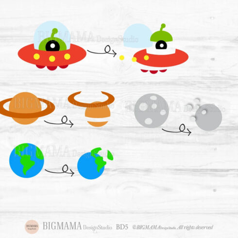 Space SVG, Space Rocket, Spaceship, Astronaut | Master Bundles