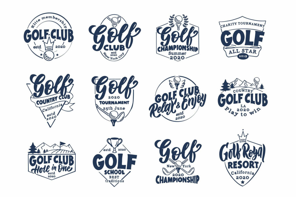 Set of Vintage Golf Emblems SVG. Golf Badges SVG, PNG – MasterBundles