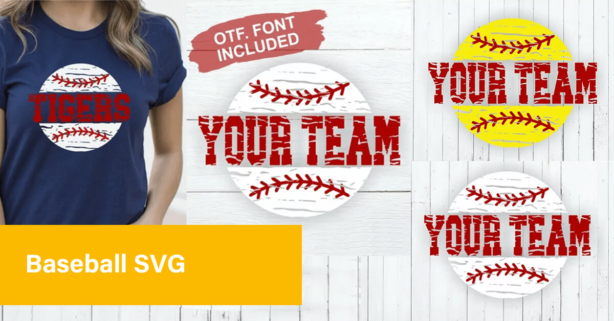 Baseball SVG | Distressed Split Baseball | Softball | Shirt – MasterBundles
