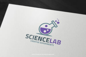 Science Lab Logo Template | Master Bundles