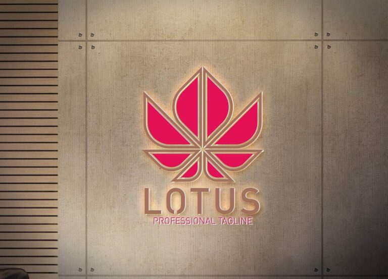 Lotus Logo 100% Resizable – MasterBundles
