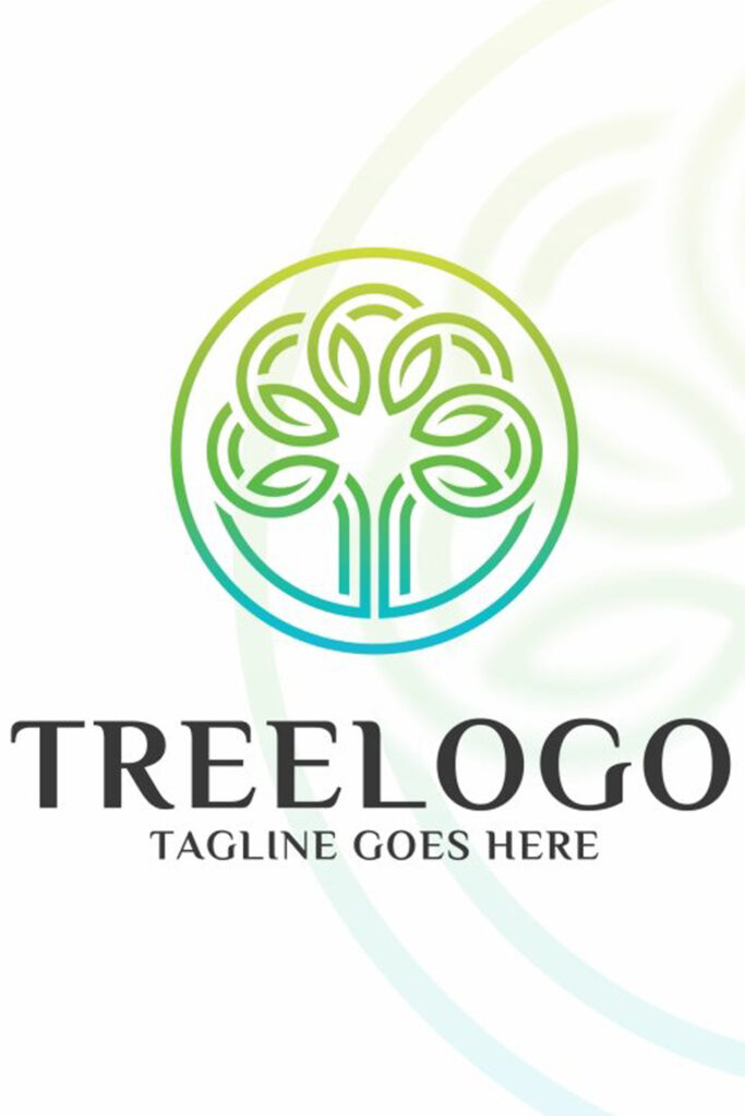 Tree Logo Template 3 Colour Variations | Master Bundles