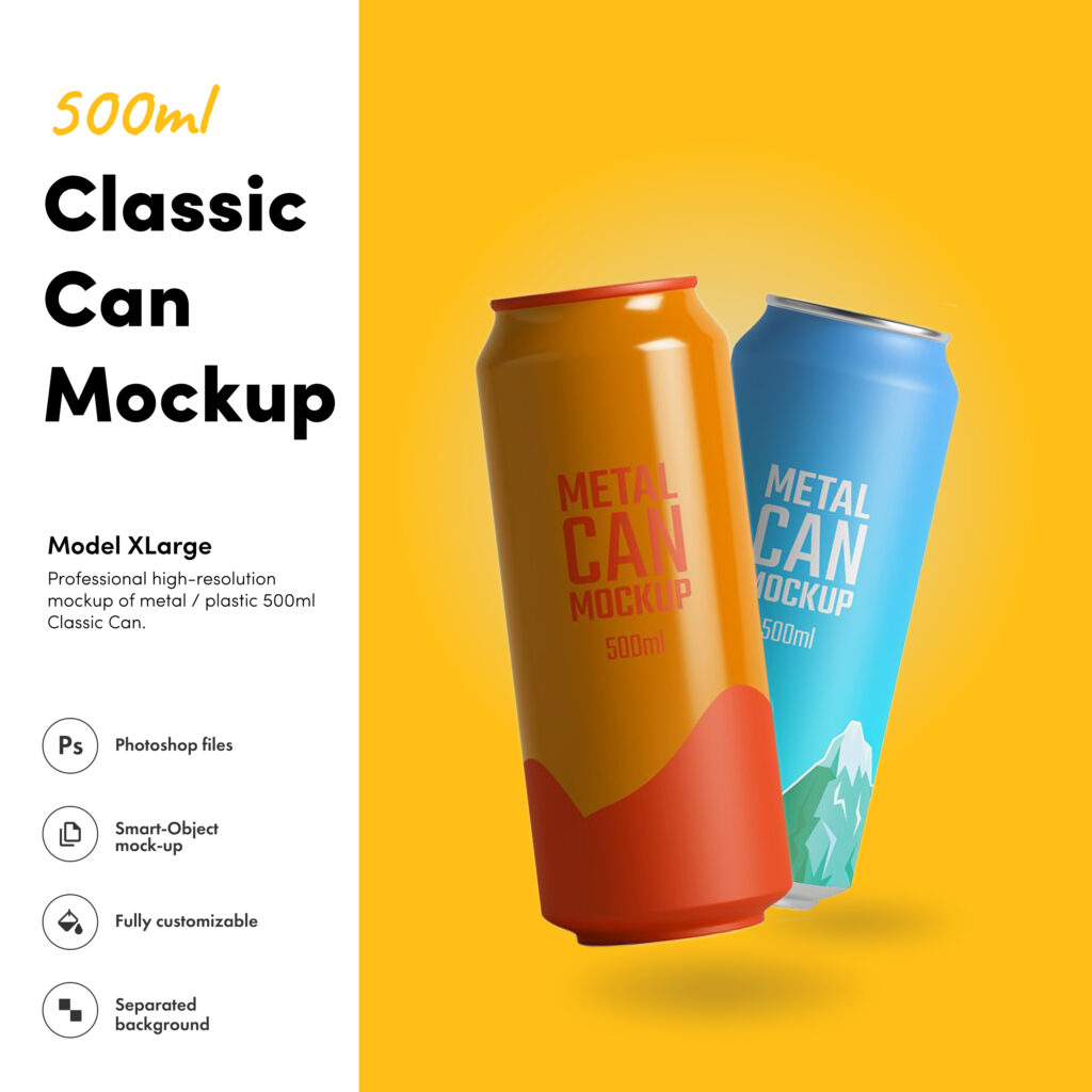 17+ Can Mockup Templates for 2026 - MasterBundles
