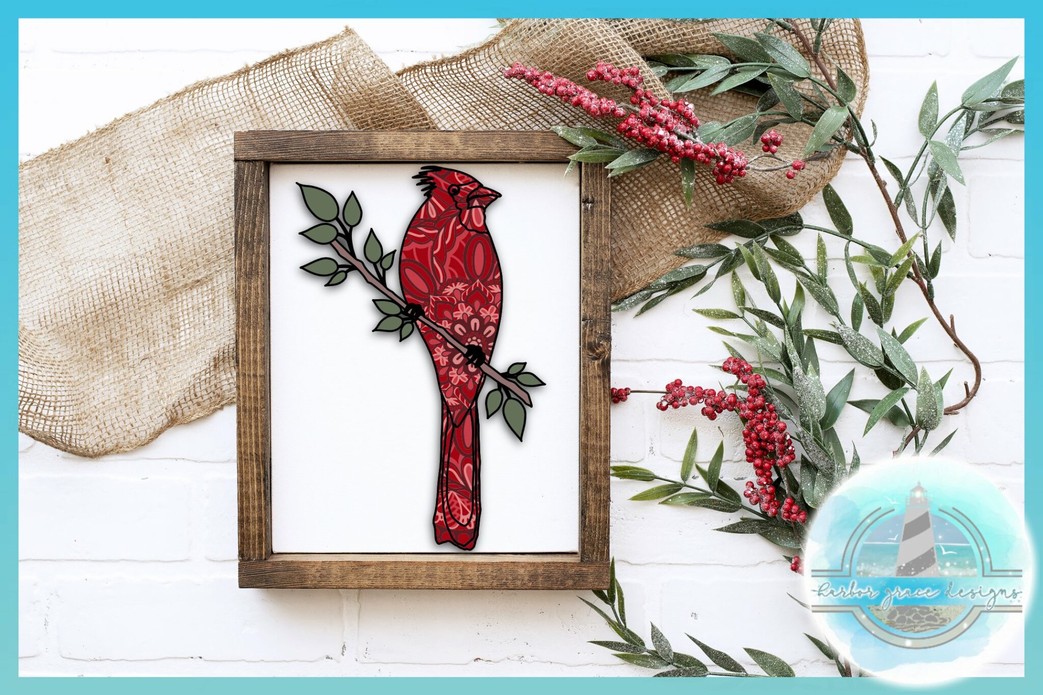 3D SVG Cardinal Mandala Layered Design SVG – MasterBundles