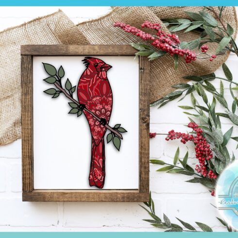 3D SVG Cardinal Mandala Layered Design SVG – MasterBundles