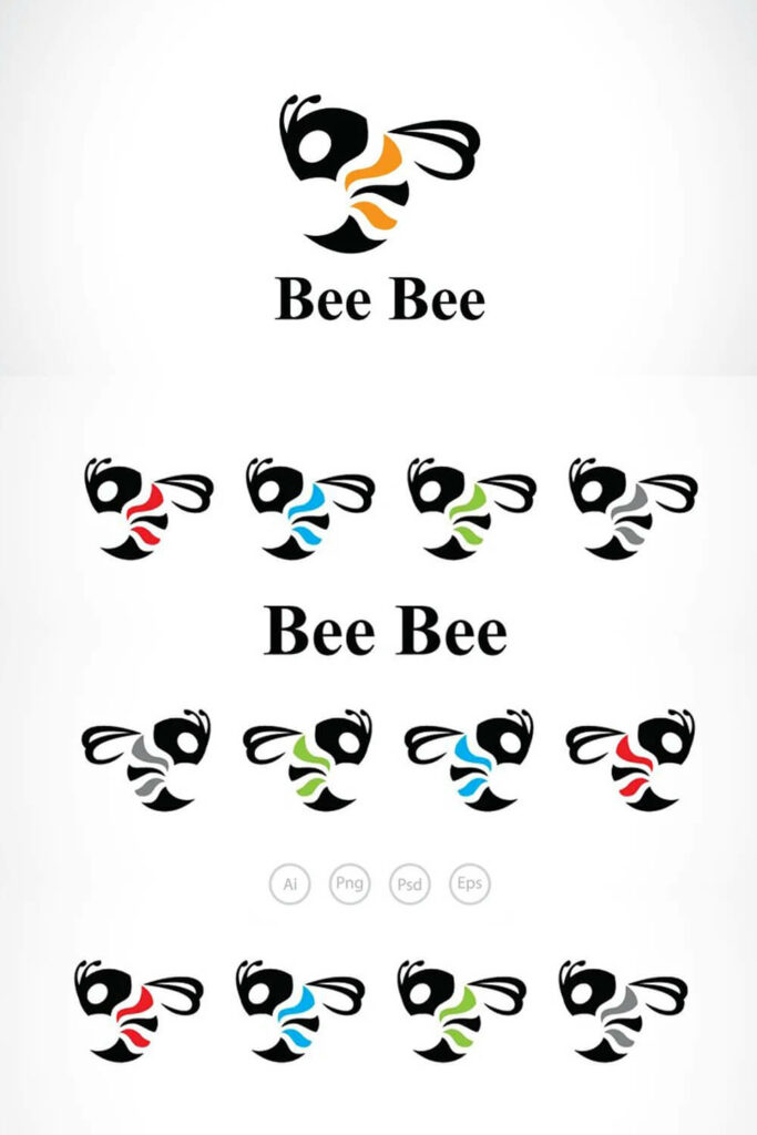 Bee Buzz Logo Template – MasterBundles
