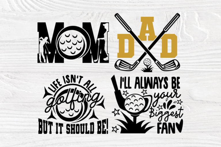 Golf SVG Bundle, SVG Quotes, Golfing SVG Cut Files – MasterBundles
