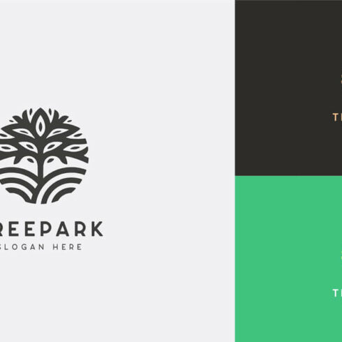 Tree Park Nature Logo Template | Master Bundles