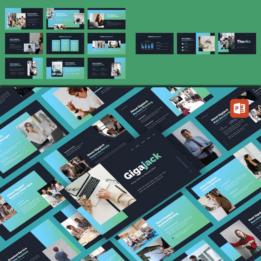 Gigajack - Corporate Business PPTX – MasterBundles