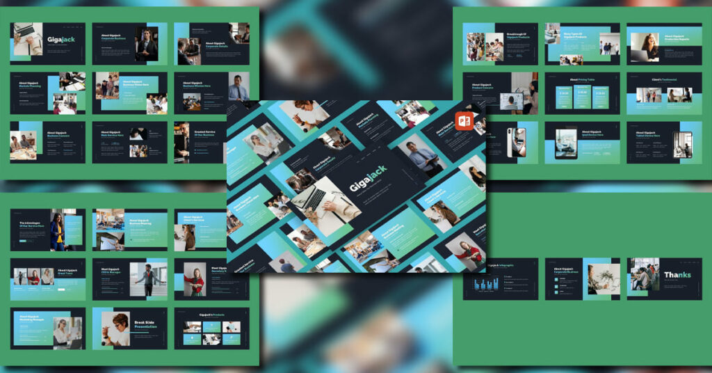 Gigajack - Corporate Business PPTX – MasterBundles