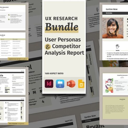 UX Research Bundle: Persona + Report | Master Bundles