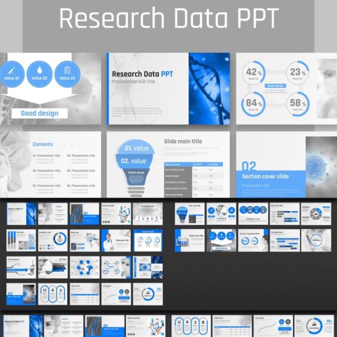 Research Data PPT Template | Master Bundles