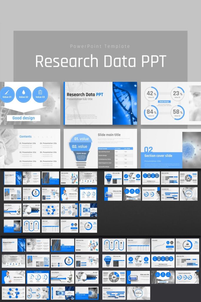 Research Data PPT Template | Master Bundles