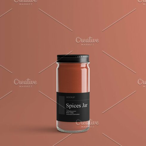 Spices Jar Mockup PSD | Master Bundles