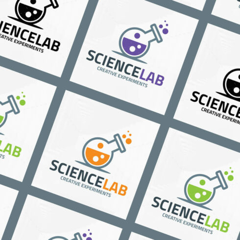 Science Lab Logo Template | Master Bundles
