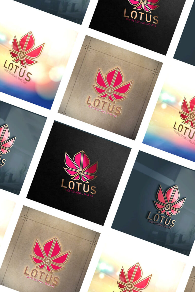 Lotus Logo 100% Resizable – MasterBundles