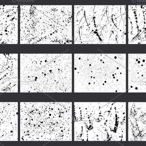 85 Ink Splatters Textures | Master Bundles